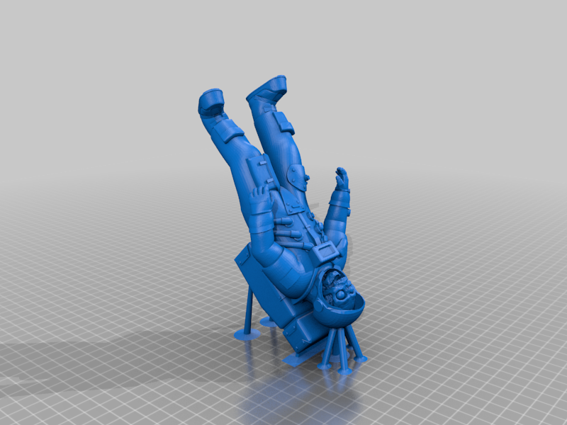 Free STL file Dead Astronaut 😵・3D printable design to download・Cults