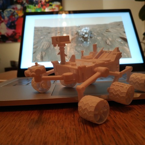 3D printed Curiosity Rover ・ Cults