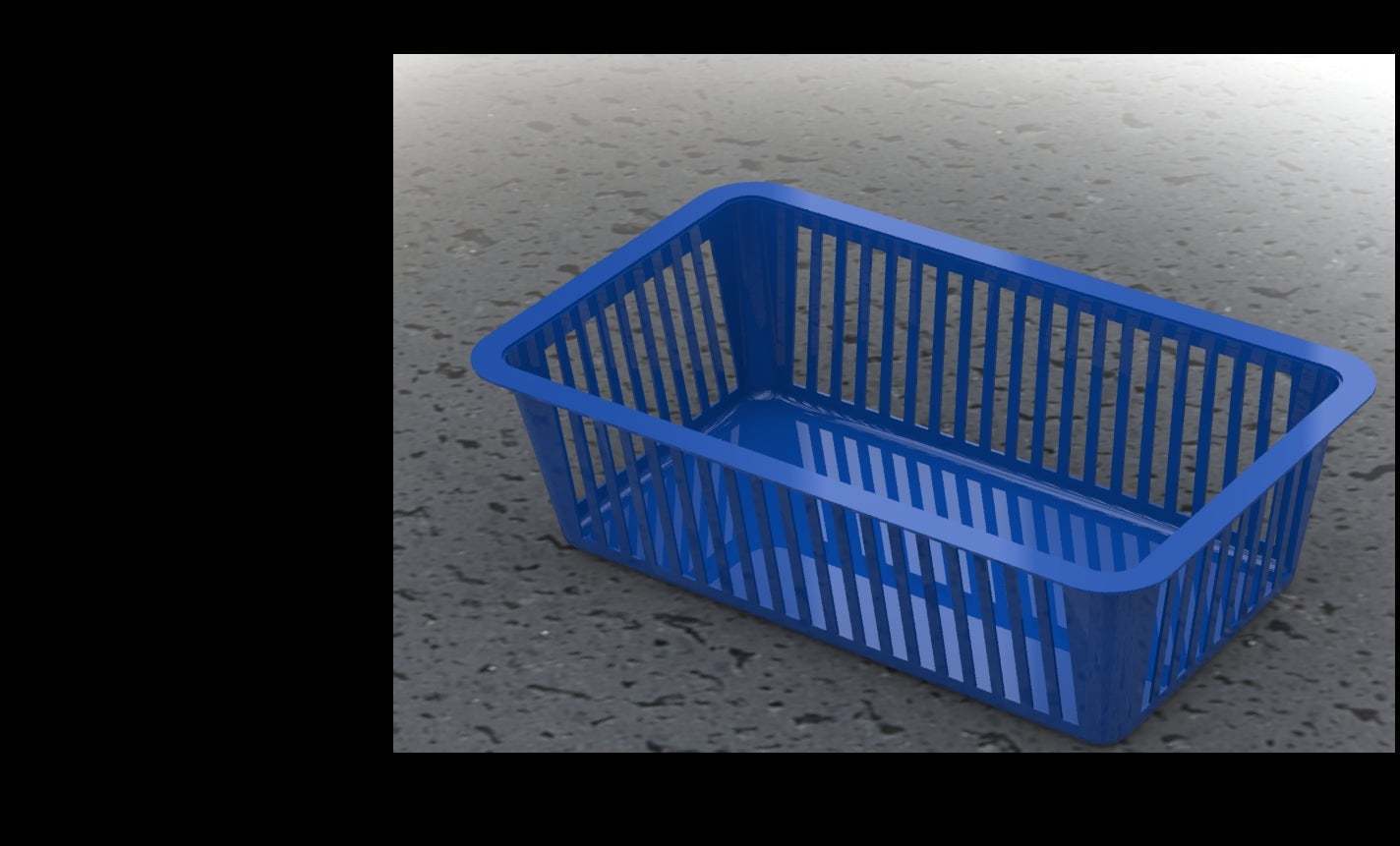 STL file Basket 250mm x 71mm x 150mm 🧺・Design to download and 3D print ...