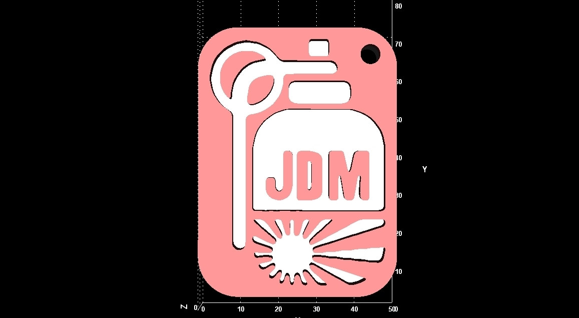 Archivo STL gratuito JDM tag/keyhanger・Objeto para descargar e imprimir ...