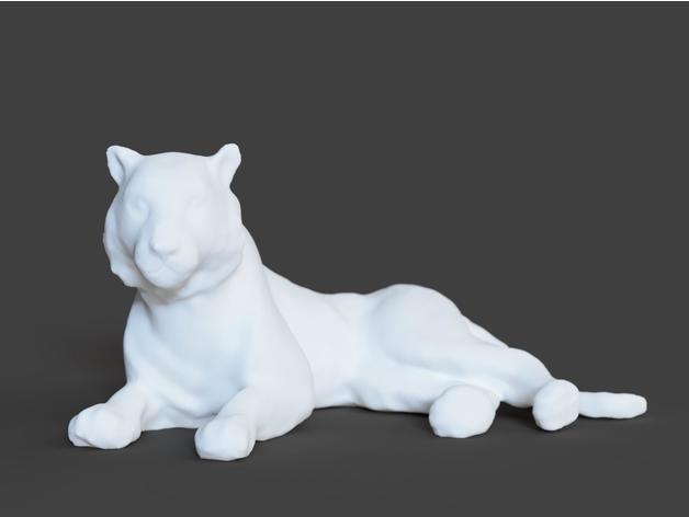 STL file Tiger・3D print object to download・Cults