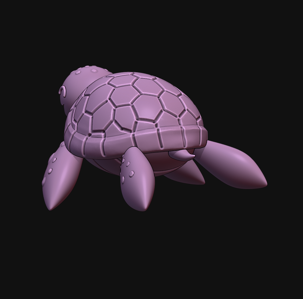 3D file little turtle・3D printing design to download・Cults