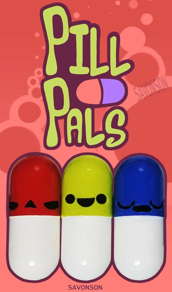Free STL file Pill Pals・3D printing model to download・Cults