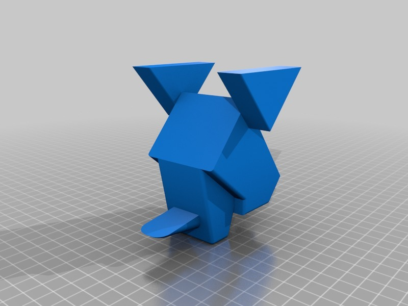 Free 3D file A Blocky Duck・Object to download and to 3D print・Cults