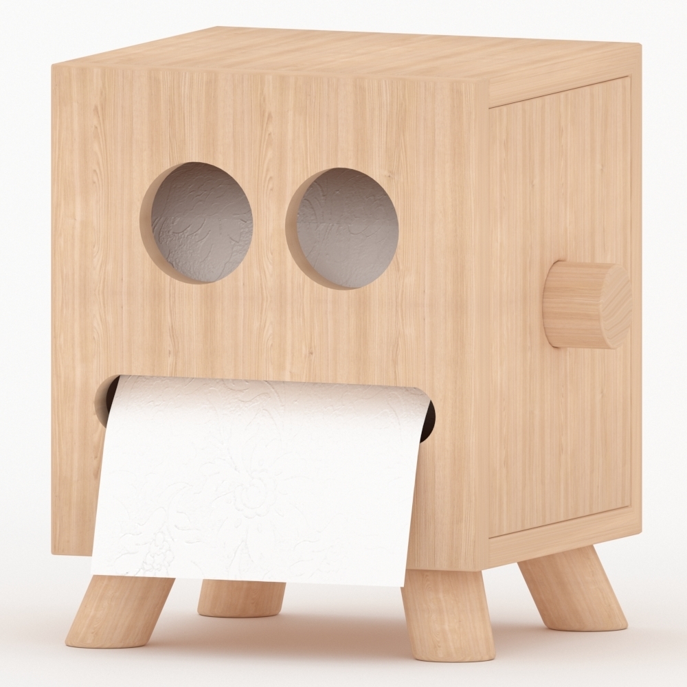 Free OBJ file Toilet paper holder・3D printer model to download・Cults