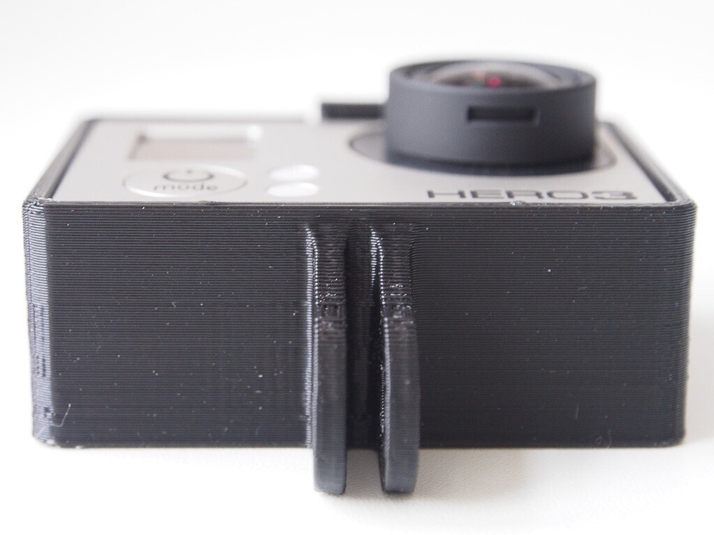 Free STL file GoPro Hero3 mounting frame (Black Edition)・3D printable ...