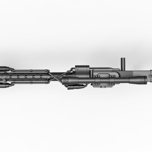 Download 3D printing templates Death Trooper Blaster Rifle DLT-19D from ...