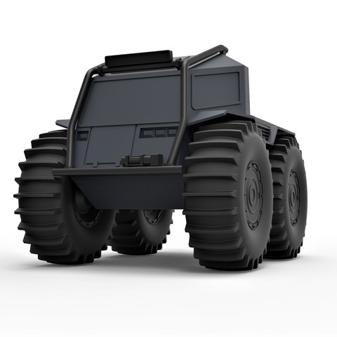 Download STL files Diecast model SHERP pickup Scale 1:24 ・ Cults