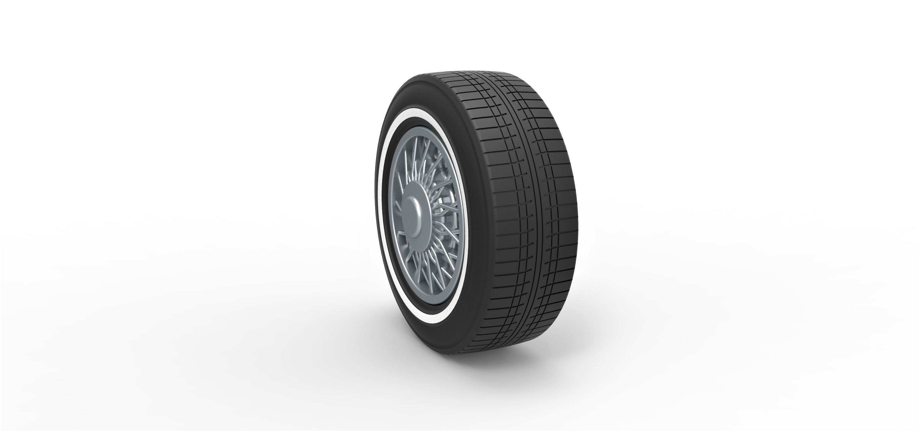 3D file Diecast wire wheel 2 Scale 1 to 10・3D printer design to ...