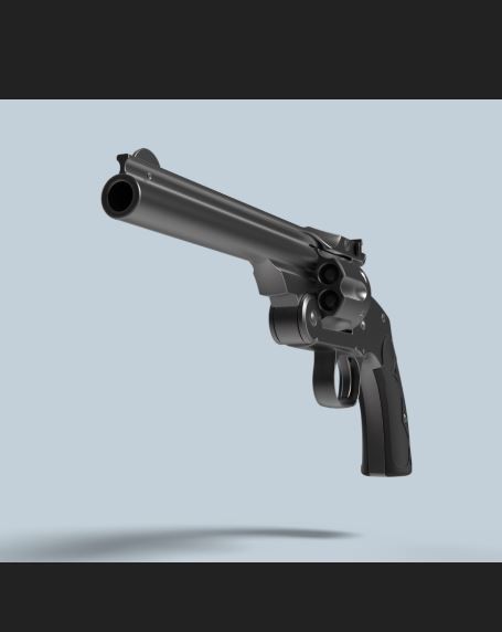 3D file Smith & Wesson Model 3 Single Action Revolver・Model to download ...