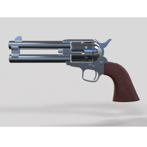 Impresiones 3D Revólver del agente Whiskey de la película Kingsman The ...