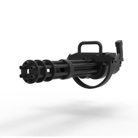 Descargar archivo 3D Modelo Diecast Ametralladora M134 Escala 1:4 ・ Cults