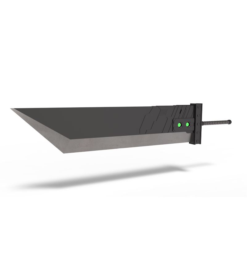 3D file Buster sword from Final fantasy VII・3D printing template to ...