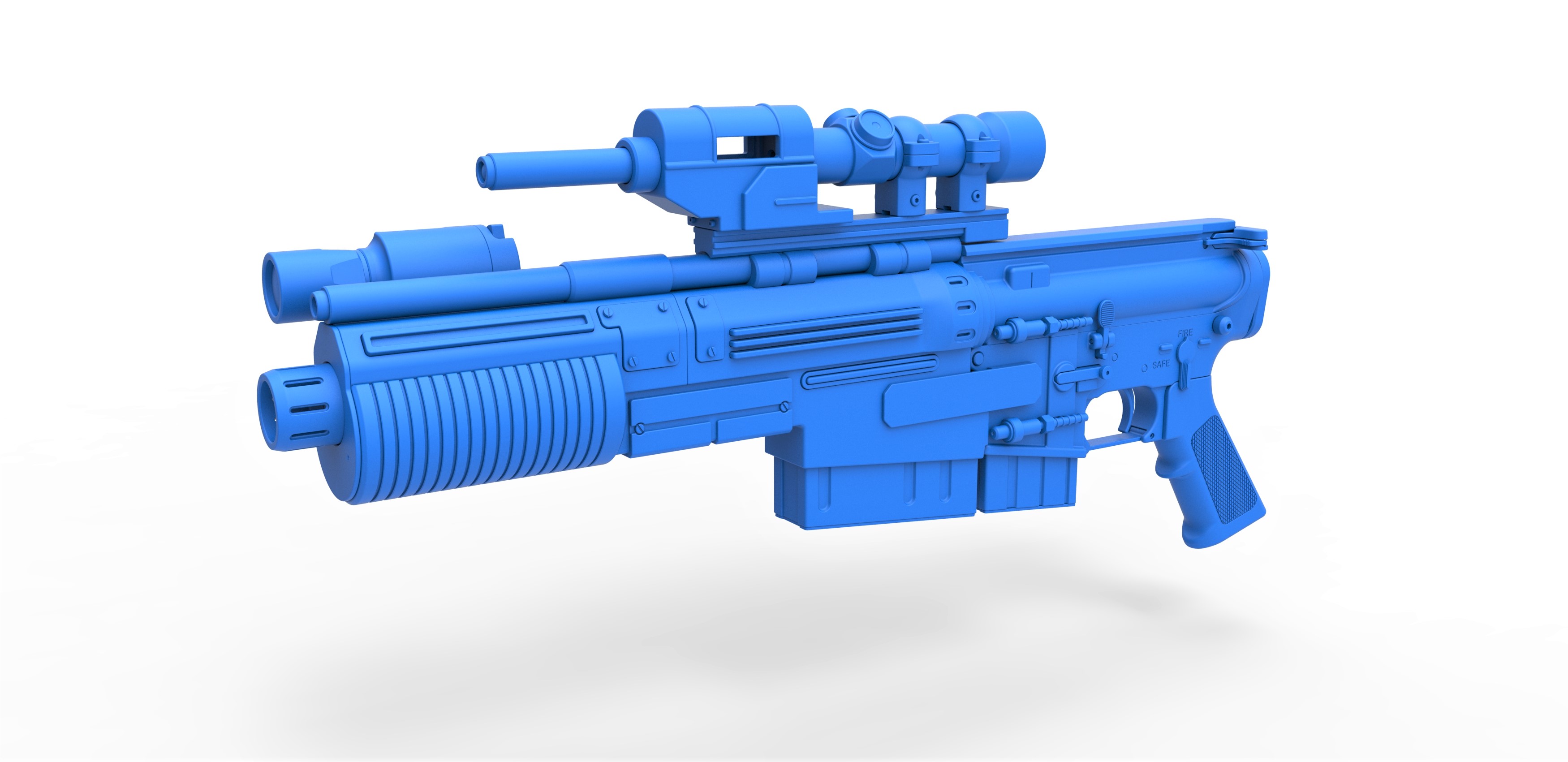 3D file Blaster rifle A300 from the movie Rogue One 2016 🎬・Design to ...