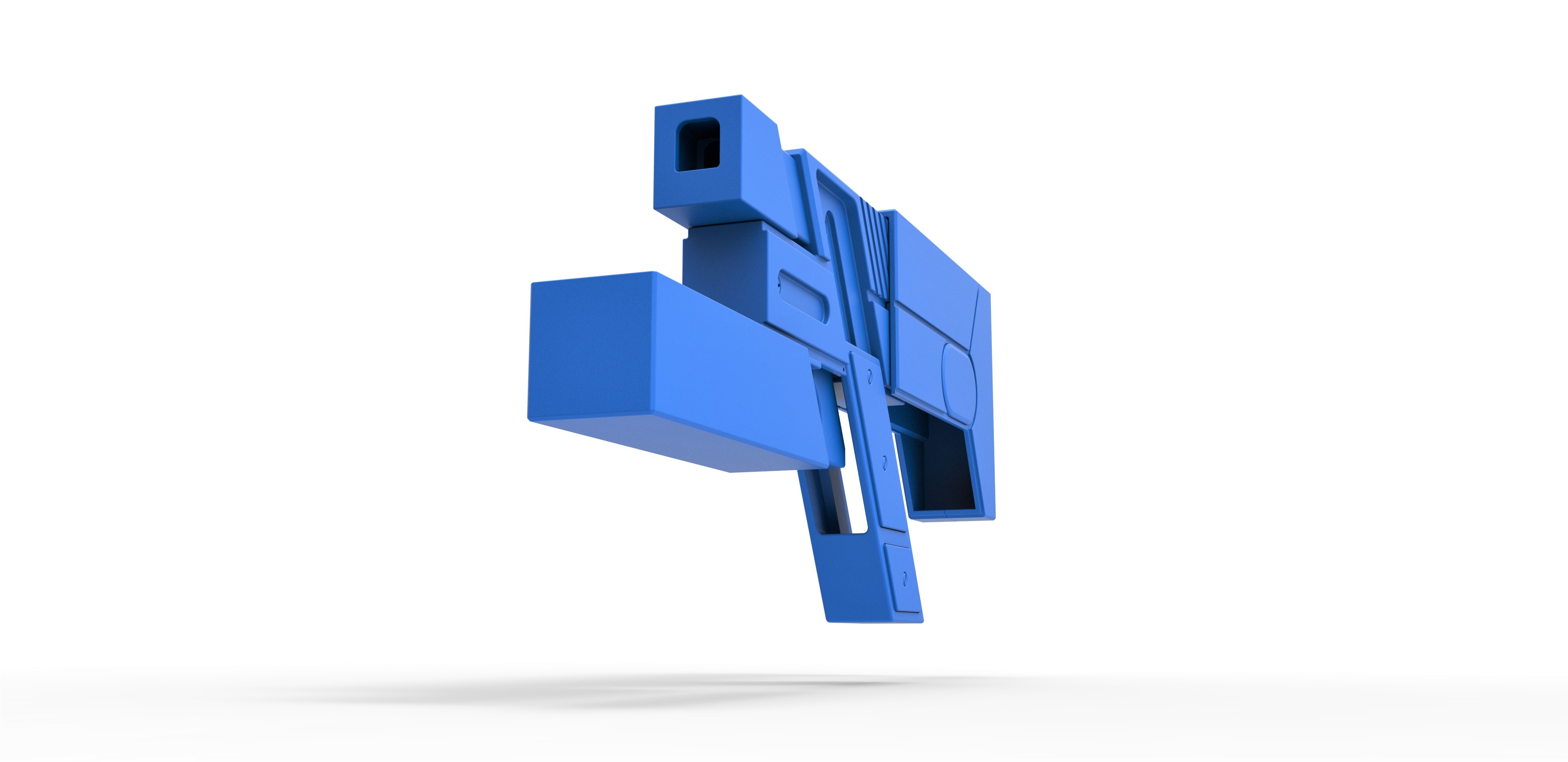 3D file Badge holder gun from the movie Judge Dredd 1995 📛・Template to ...