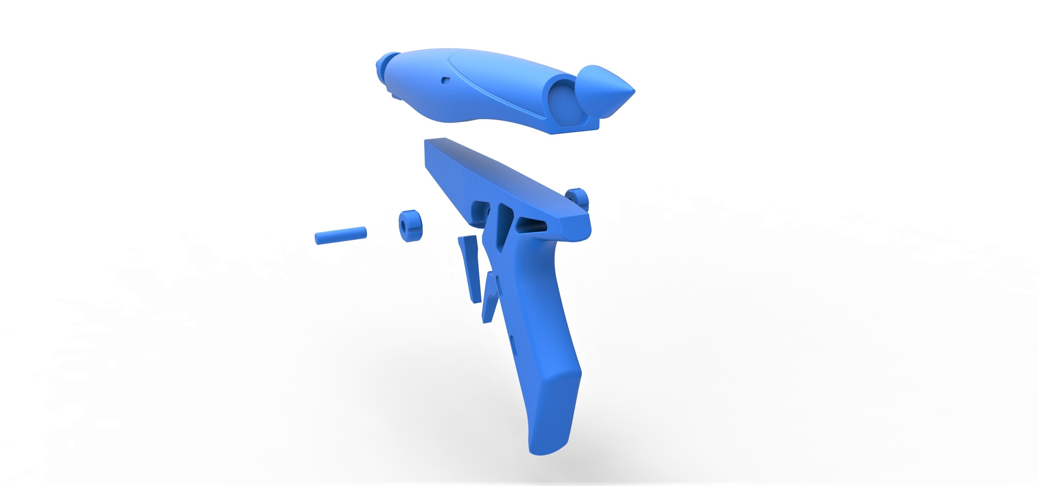 Fichier 3D Pistolet blaster Kueget LN-21 de Star Wars La Revanche des Sith・Objet pour imprimante ...