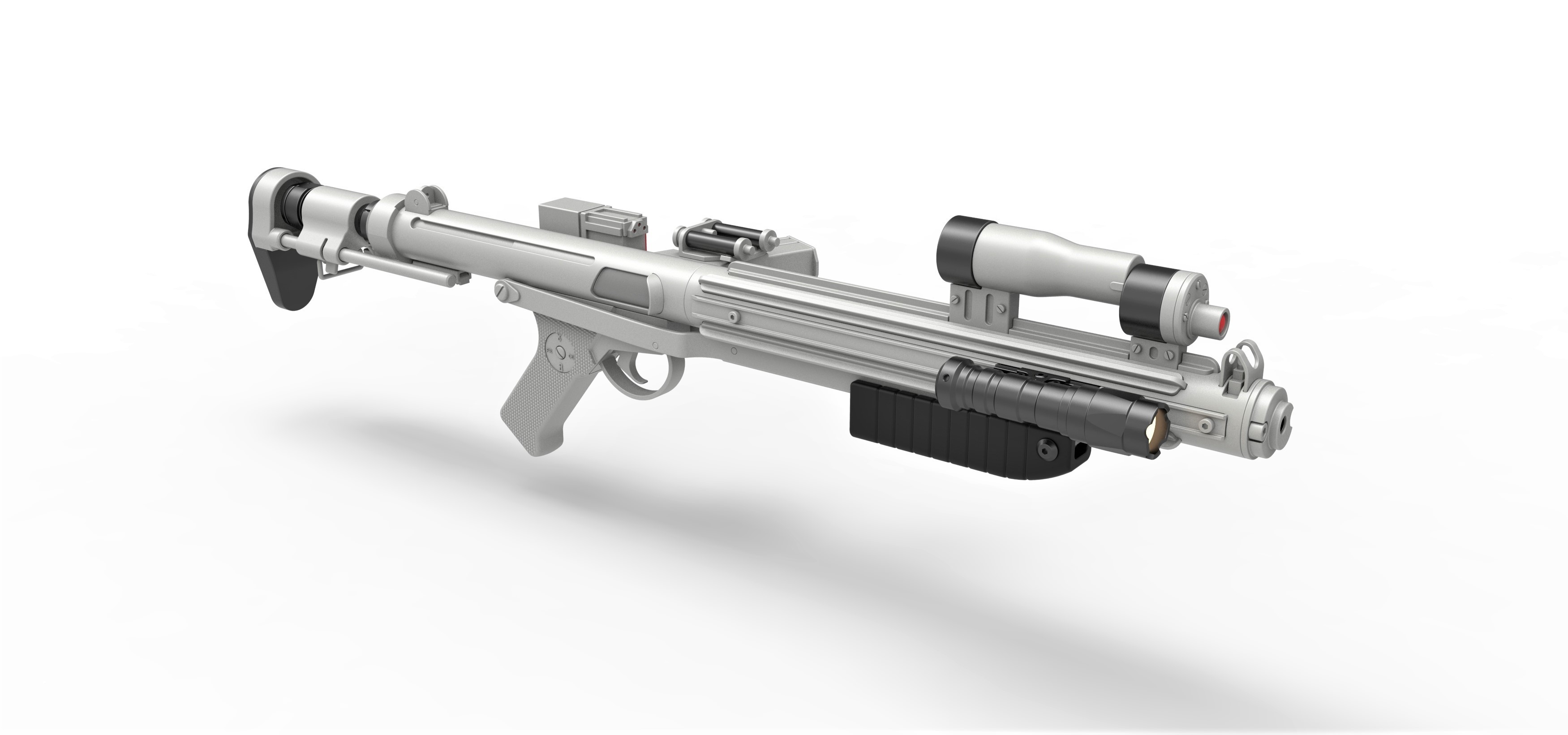 Archivo 3D Range trooper Blaster rifle E-10R de la película Solo Una ...