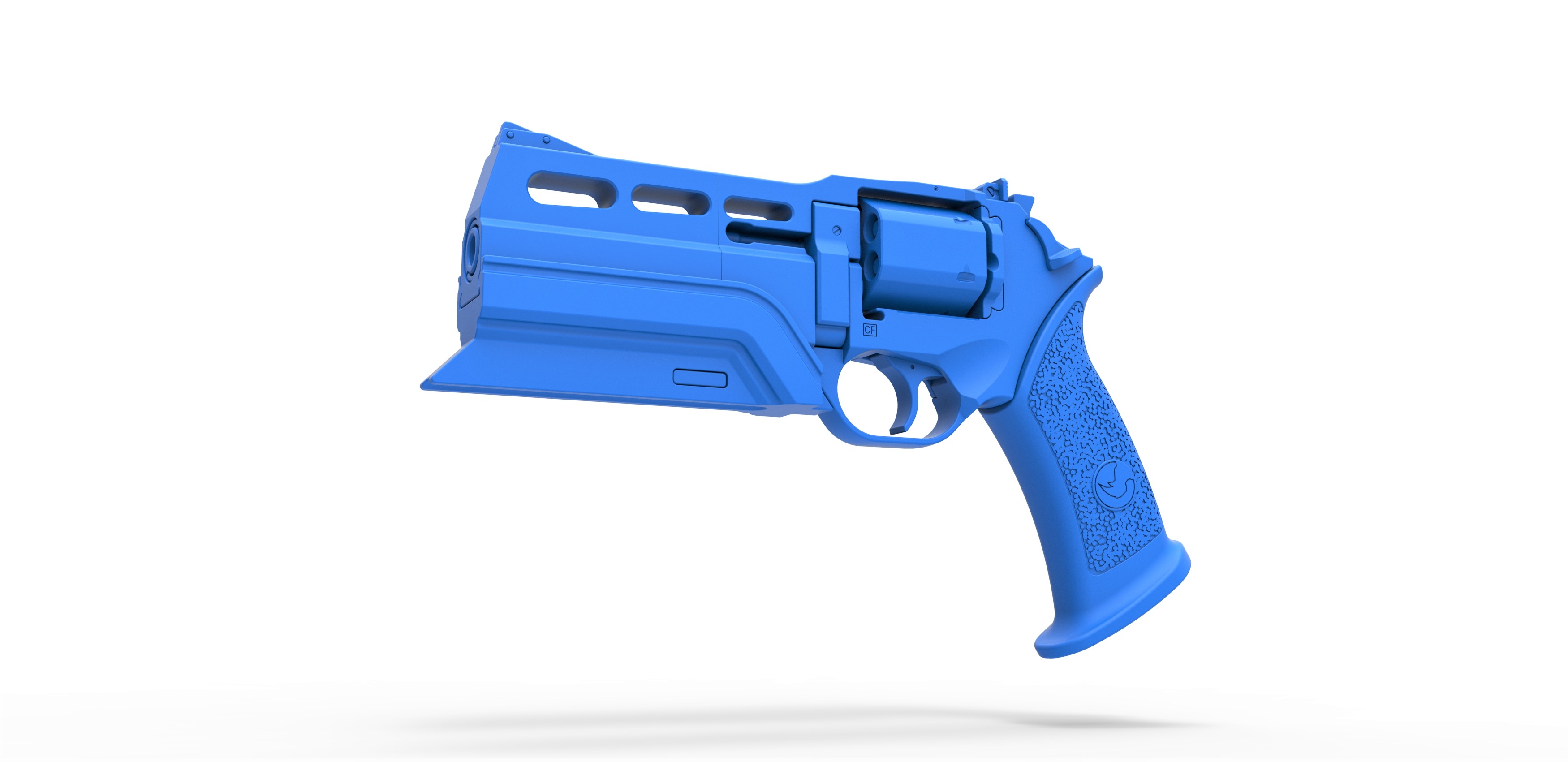 Fichier 3D Revolver du film Total Recall 2012・Plan imprimable en 3D à ...
