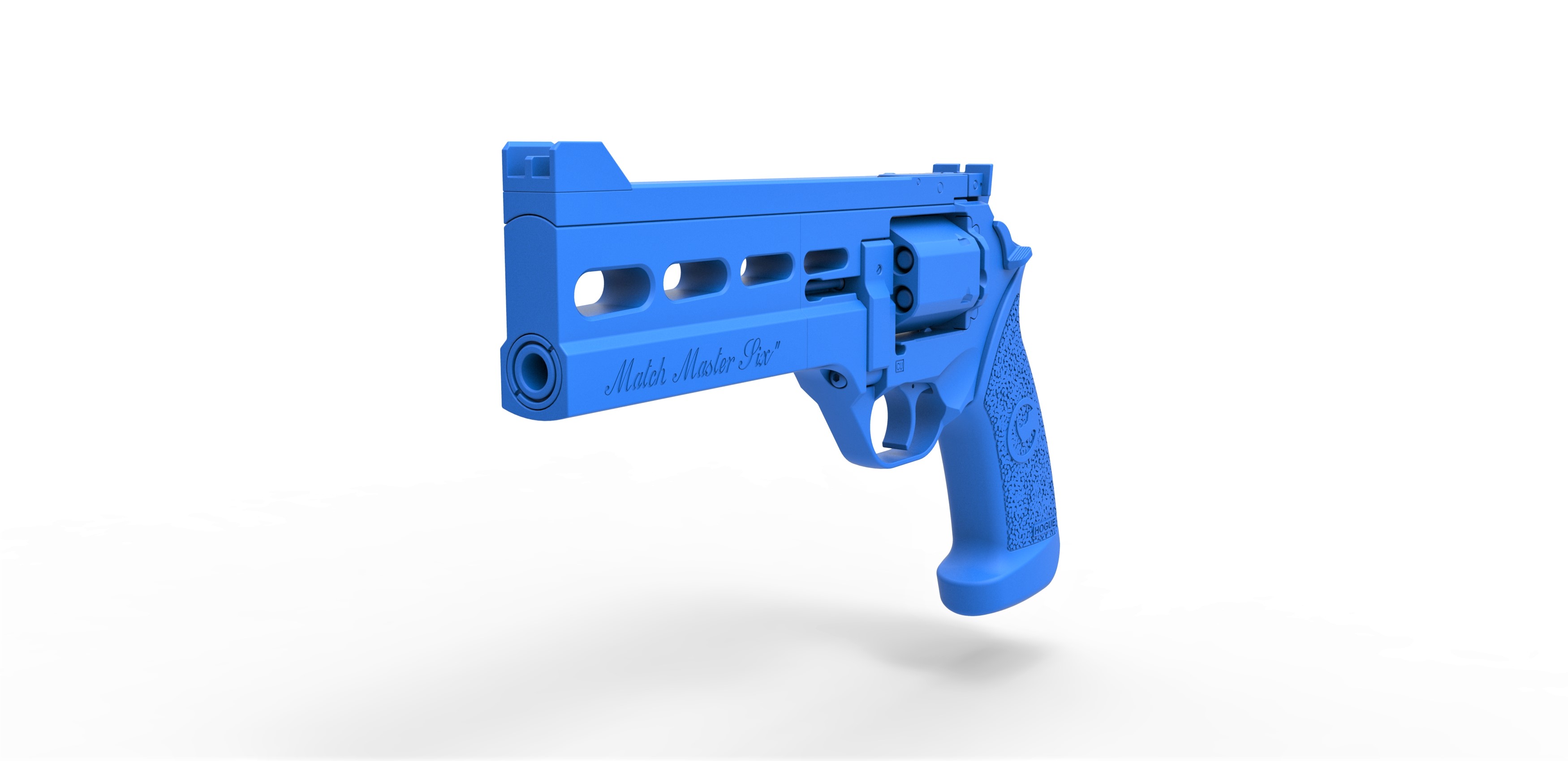 3D file Chiappa Rhino 60DS Match Master Six 🦏・3D print model to ...