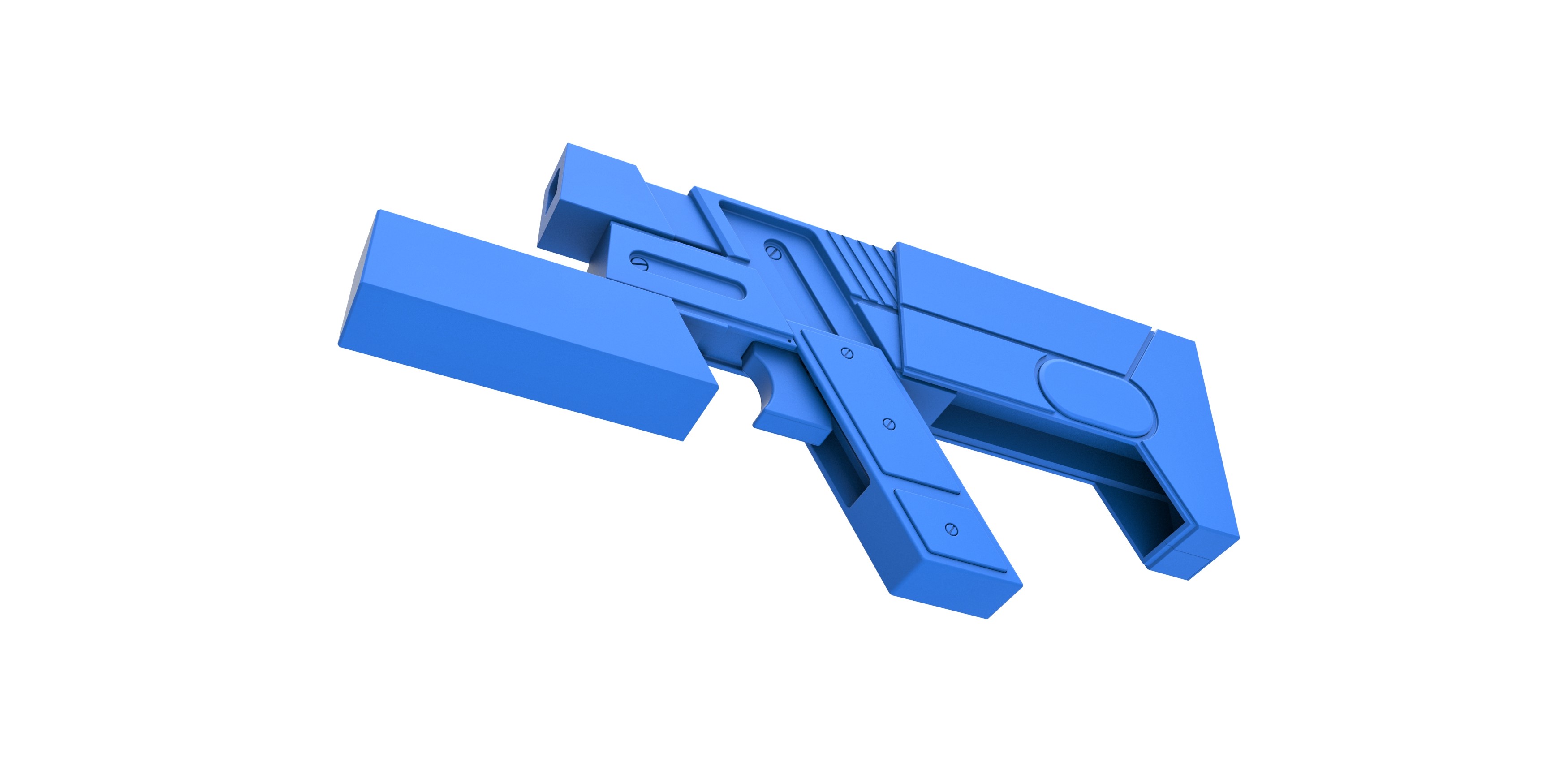3D file Badge holder gun from the movie Judge Dredd 1995 📛・Template to ...