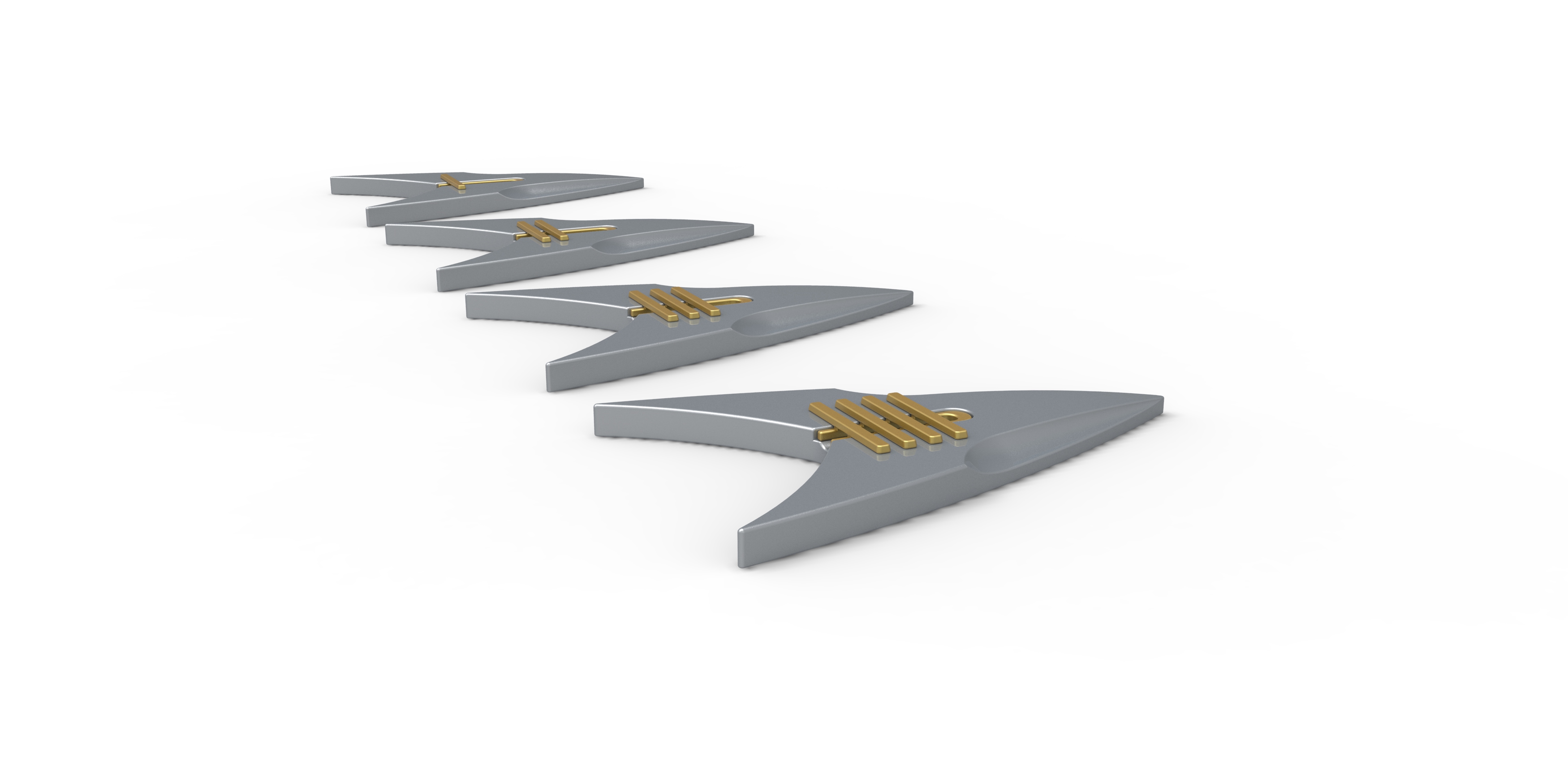 3D file Badge from Star Trek Picard TV series Season 2・3D printing ...