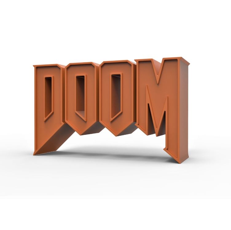 Download STL file 3D printable DOOM emblem • 3D print design ・ Cults