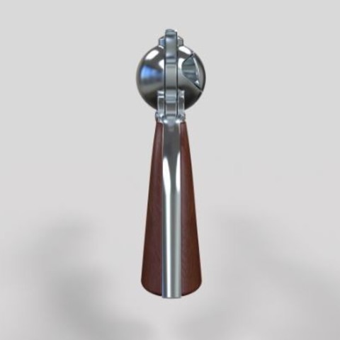 Impresiones 3D Revólver del agente Whiskey de la película Kingsman The ...