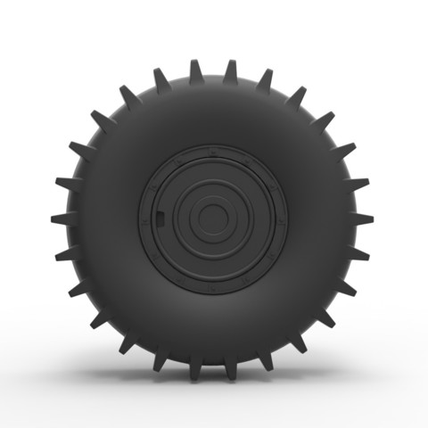 Download STL file Diecast Wheel from SHERP ATV • 3D printing design ・ Cults