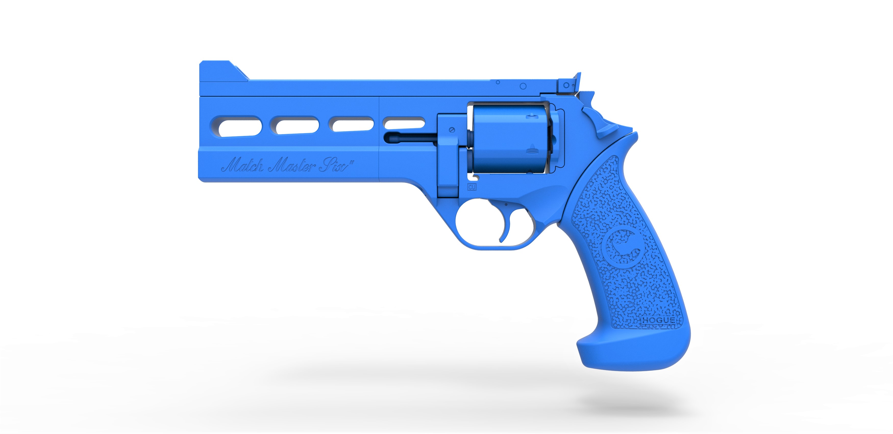 3D file Chiappa Rhino 60DS Match Master Six 🦏・3D print model to ...