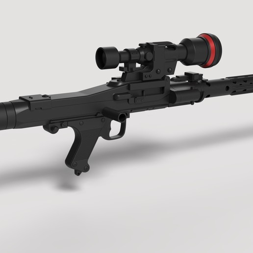 Download 3D printer model Stormtrooper Heavy Blaster Rifle DLT-19X from ...