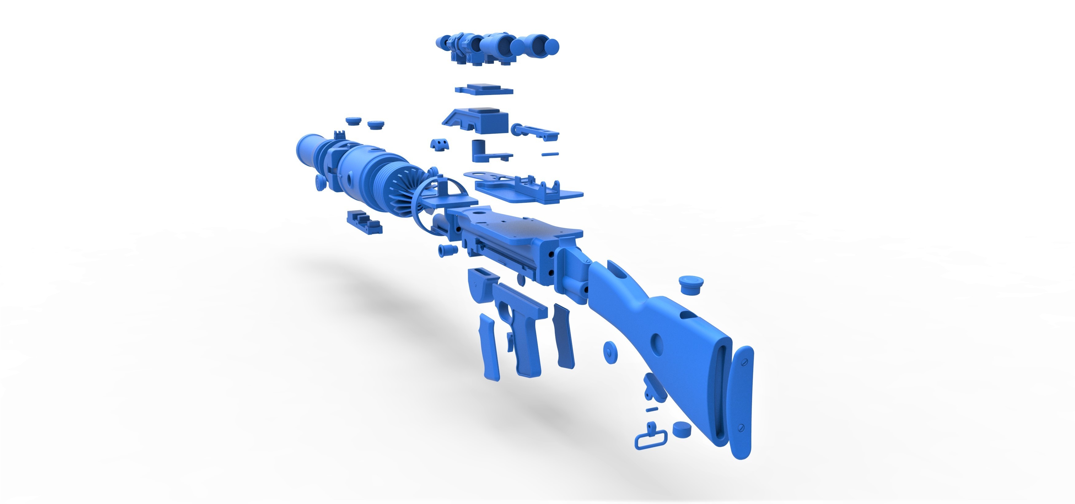 Archivo 3D Stormtrooper Heavy Blaster T-21B de Star Wars 🫡・Design para ...