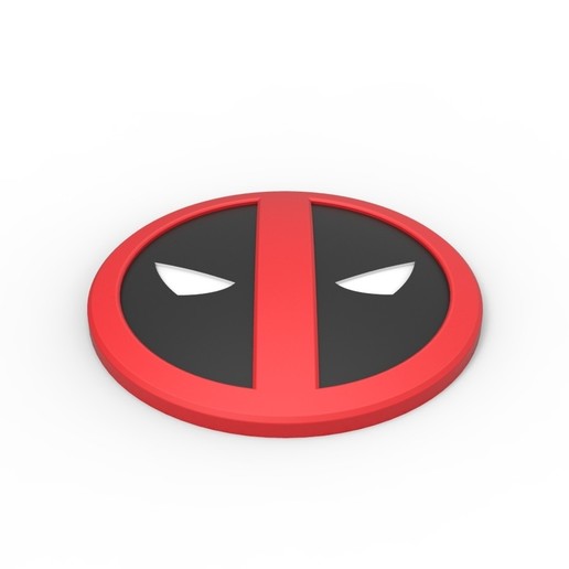Download 3D print files 3D printable Deadpool emblem ・ Cults