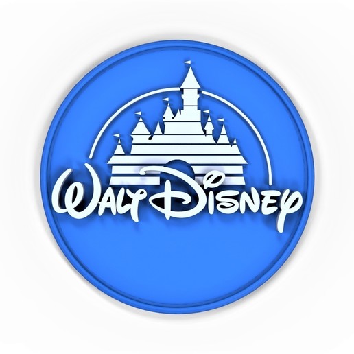 Download 3D printer designs 3D printable Walt Disney logo ・ Cults