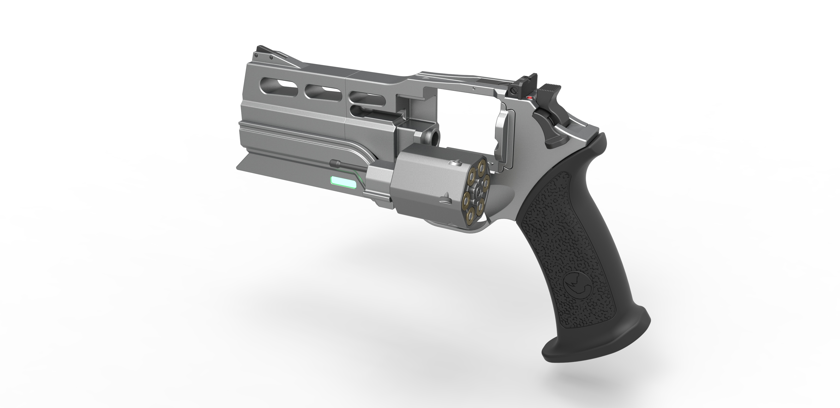 Fichier 3D Revolver du film Total Recall 2012・Plan imprimable en 3D à ...
