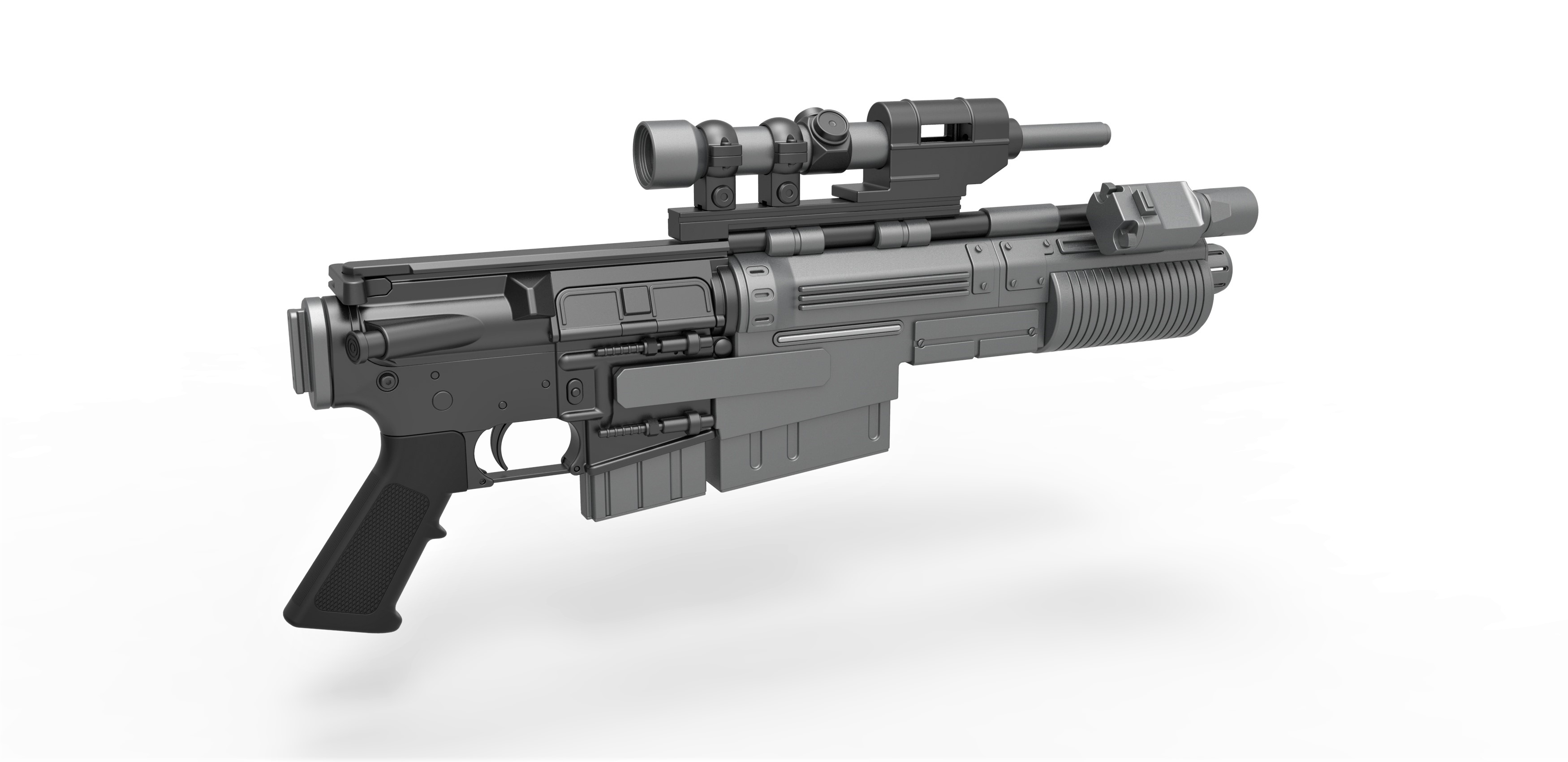 3D file Blaster rifle A300 from the movie Rogue One 2016 🎬・Design to ...