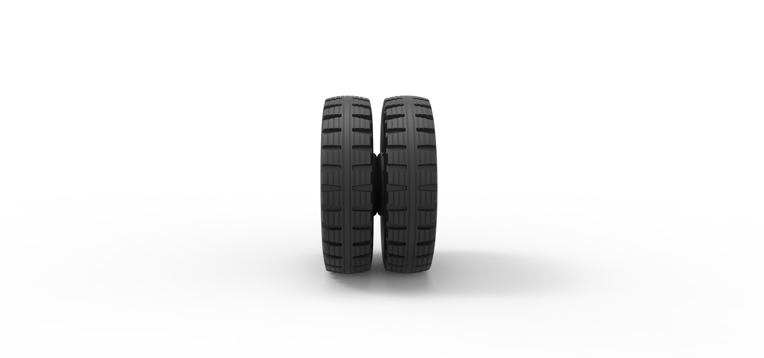 3D file Diecast Double wheel 3・3D printing template to download・Cults