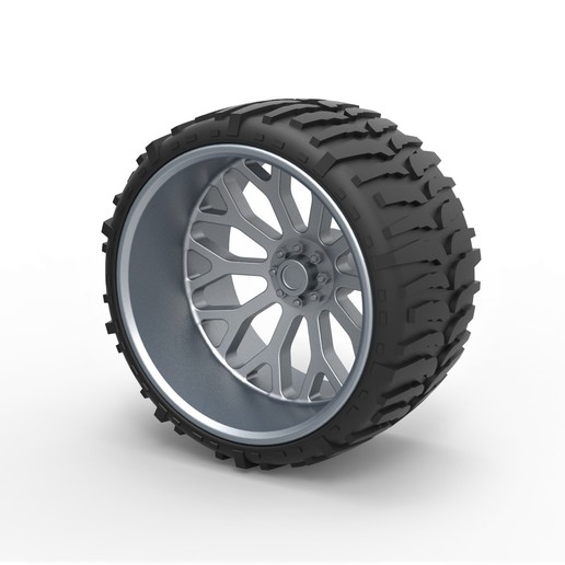 Download STL file Offroad wheel for lifted trucks 2 • 3D print object ...
