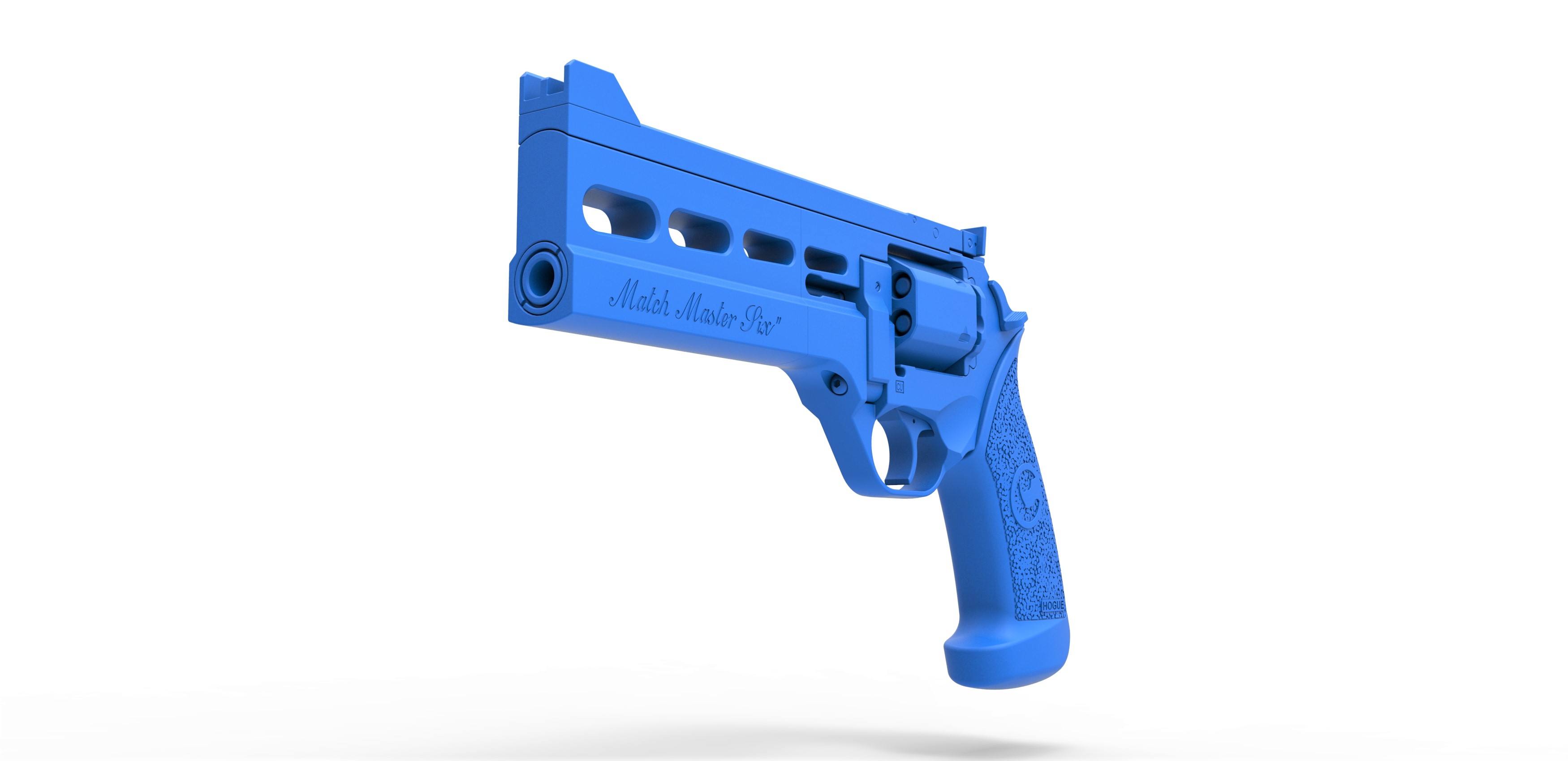 3D file Chiappa Rhino 60DS Match Master Six 🦏・3D print model to ...