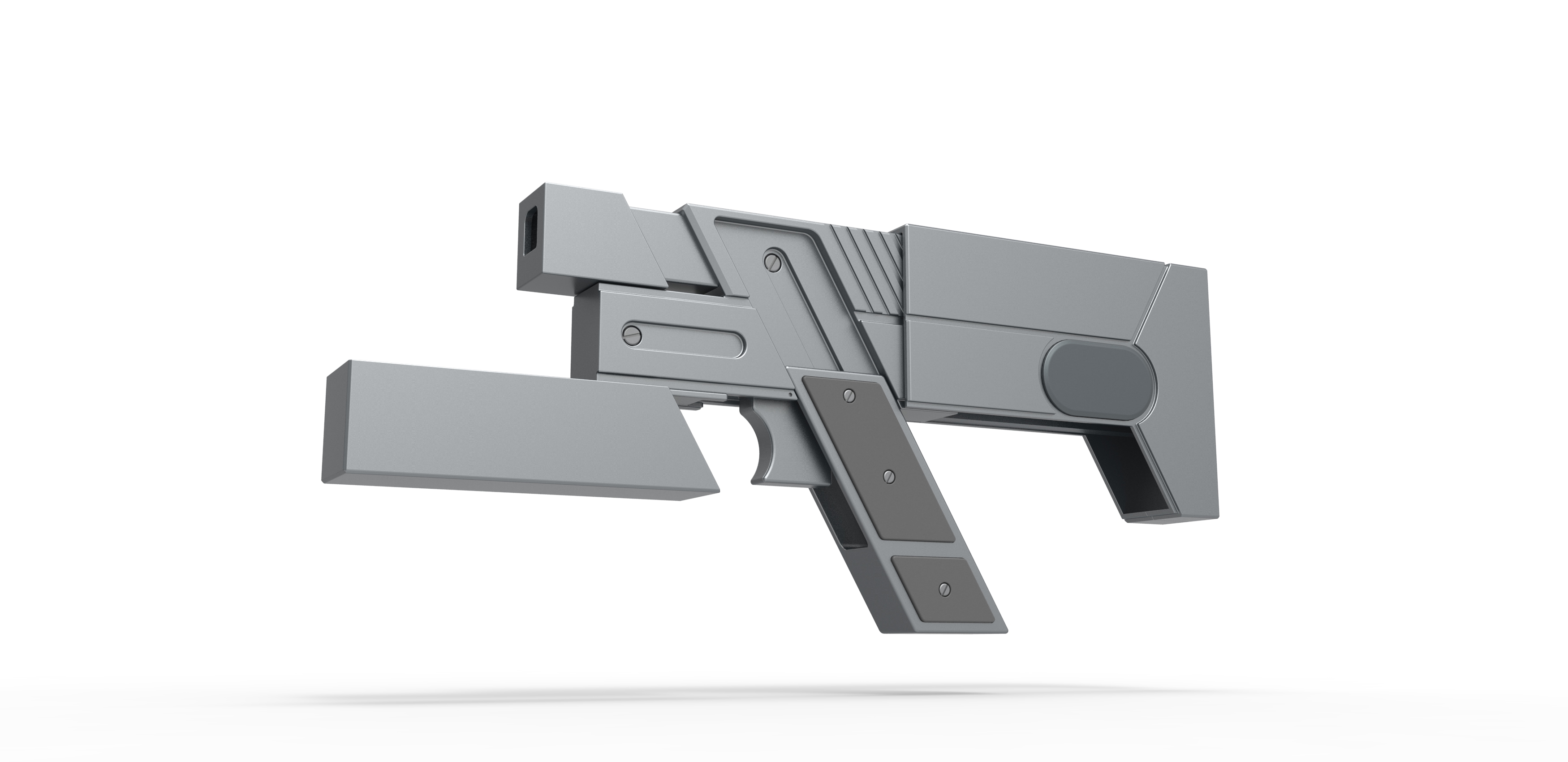 3D file Badge holder gun from the movie Judge Dredd 1995 📛・Template to ...