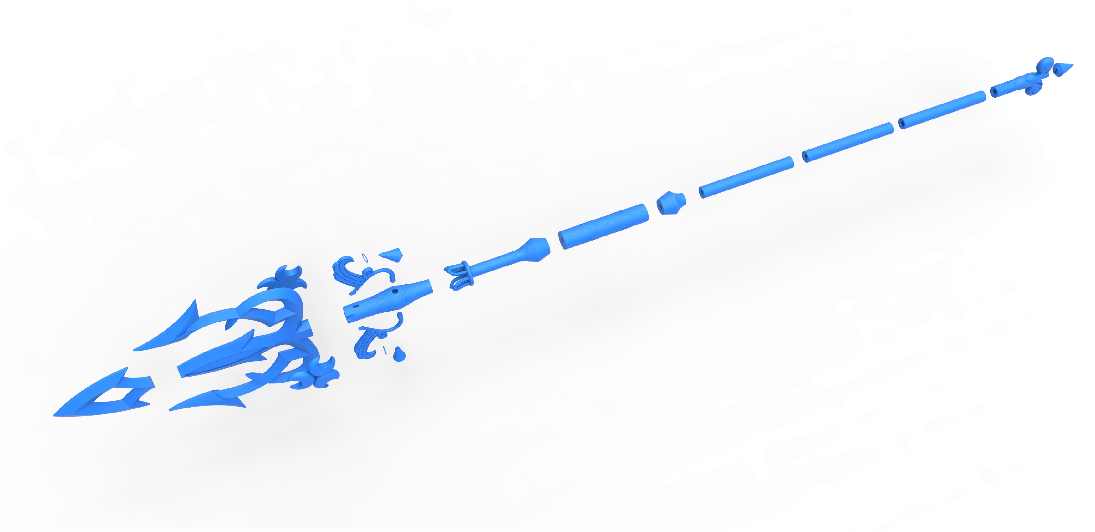 3D file Lightscale trident from the game Legend of Zelda 🔱・3D printer ...