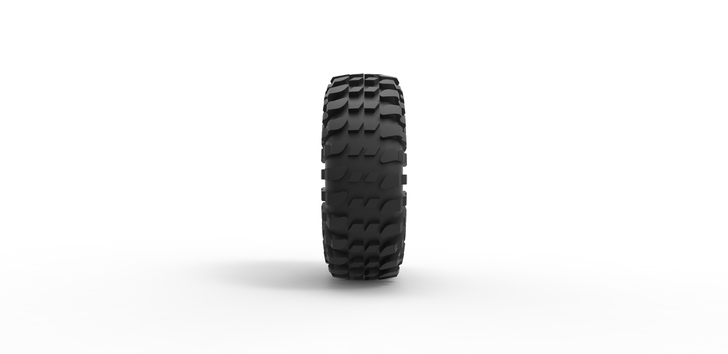 3D file Diecast rock bouncer Super Swamper TSL SX modified tire Scale 1 ...