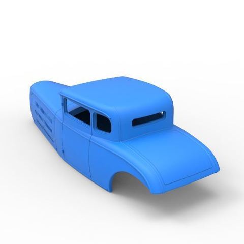 Descargar modelo 3D Diecast shell model for Hot rod Scale 1:24 ・ Cults