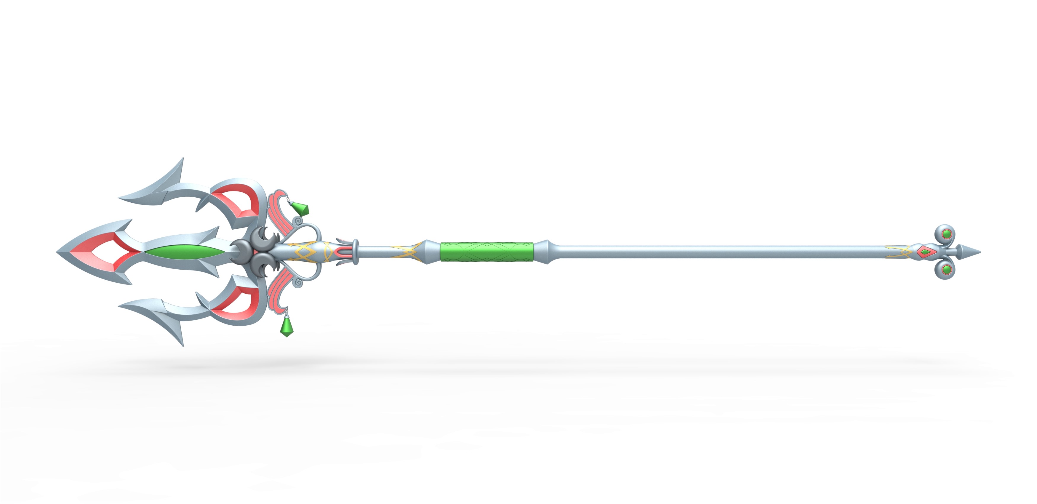 3D file Lightscale trident from the game Legend of Zelda 🔱・3D printer ...