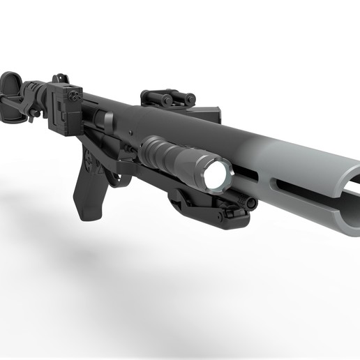 Download 3D printer templates Death trooper blaster rifle E-11D from ...