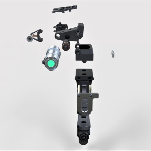 Download 3D printer model Tolian Soran Energy pistol from Star Trek ...