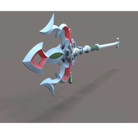 Download STL file Lightscale trident from the game Legend of Zelda • 3D ...