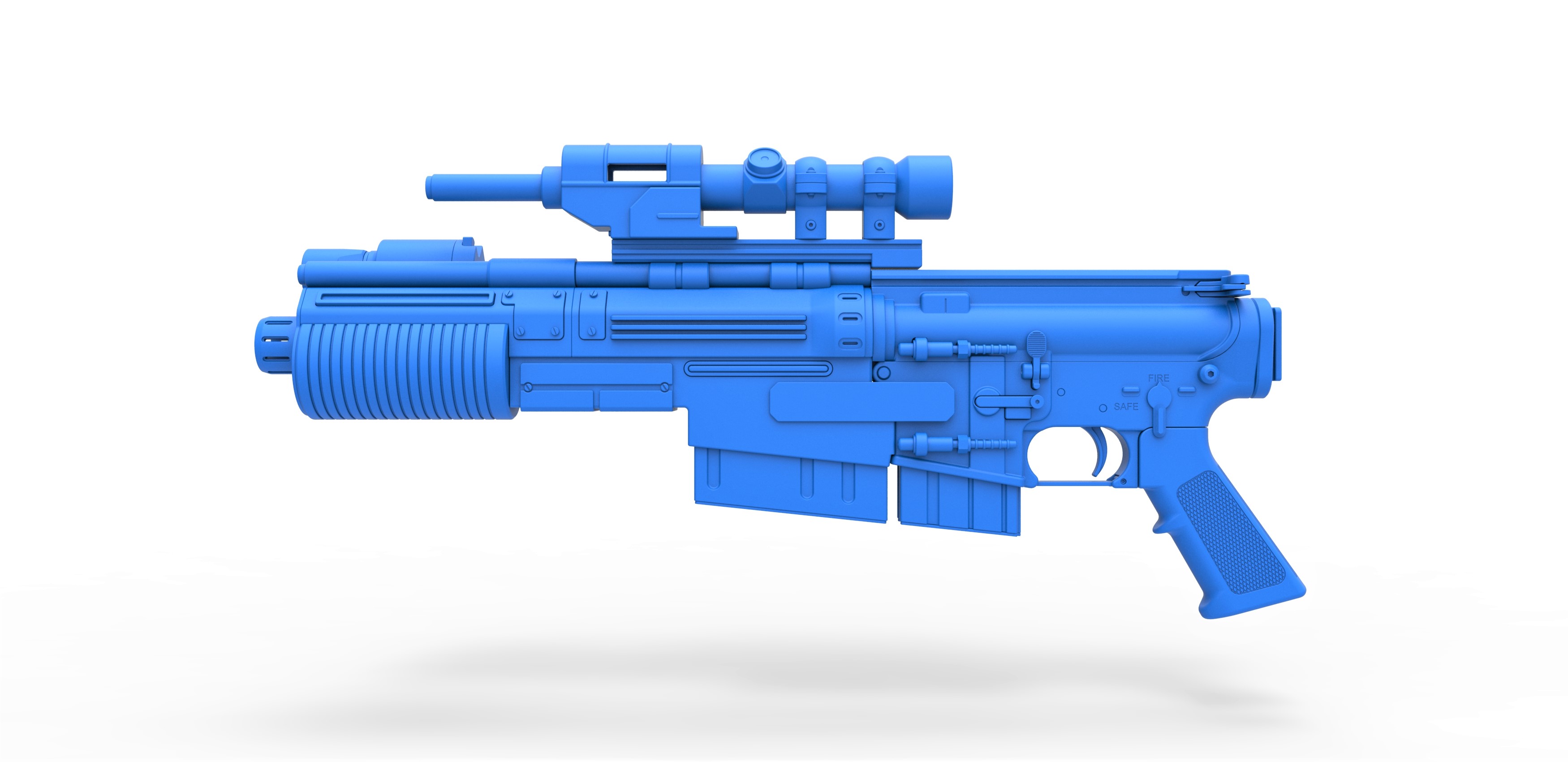 3D file Blaster rifle A300 from the movie Rogue One 2016 🎬・Design to ...