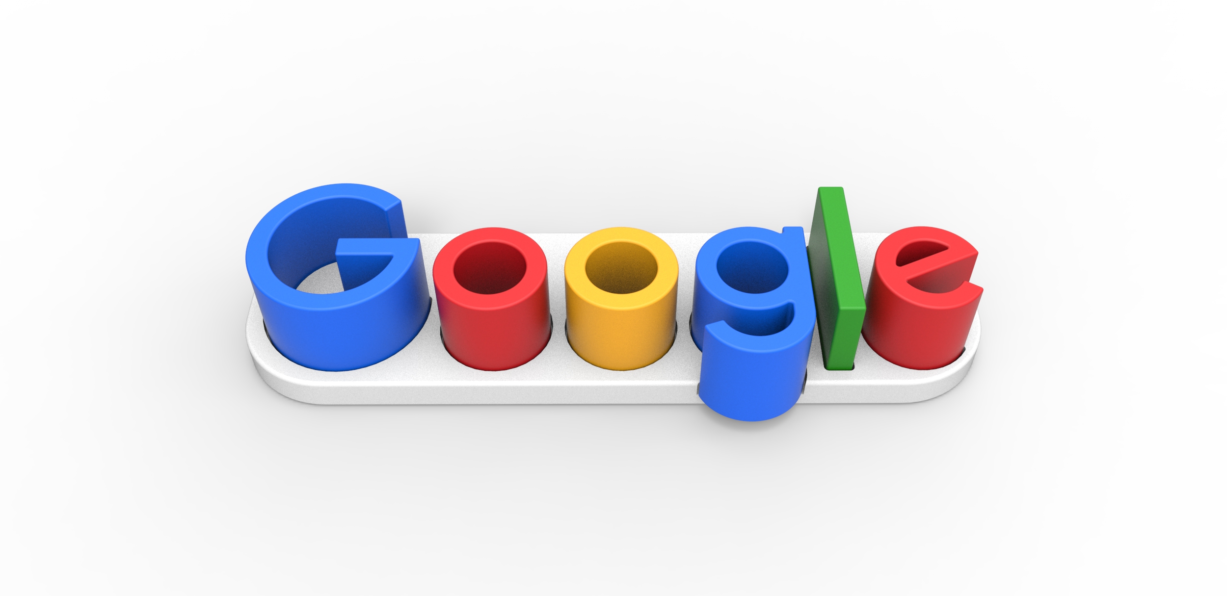 3D file 3D printable Google logo・3D printable model to download・Cults