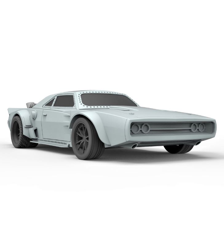 3D file Diecast model Ice Charger from the movie Fast 8 Scale 1:24 🧊 ...