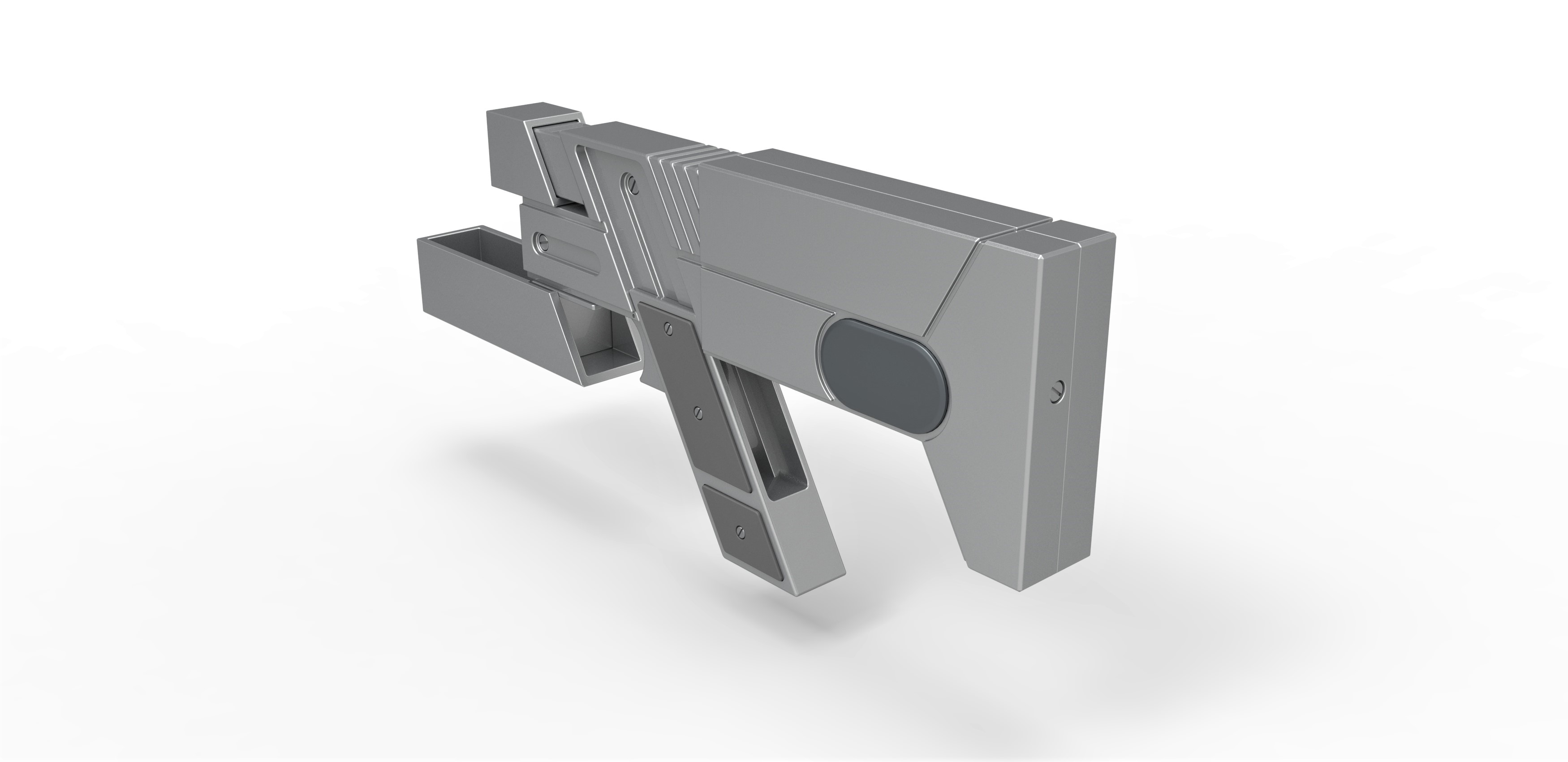 3D file Badge holder gun from the movie Judge Dredd 1995 📛・Template to ...